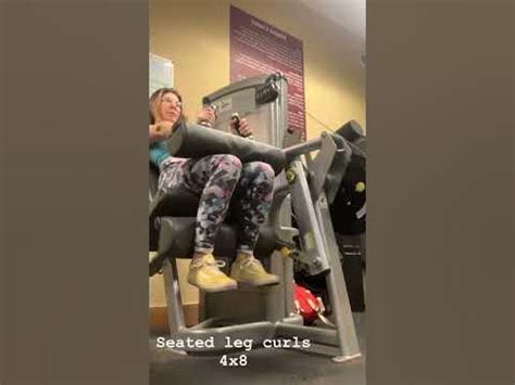 Seated Hamstring Curls - YouTube