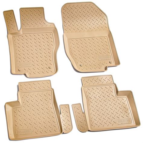 3d Rubber Floor Mats For Mercedes Ml Class W164 2005 2011 Beige W