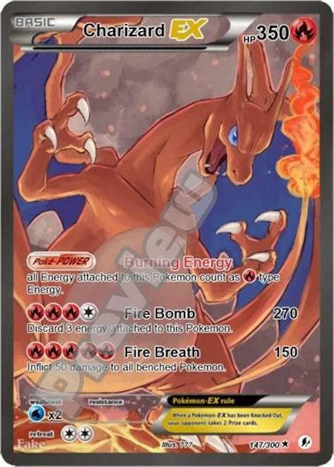 Basic Charizard Ex Card