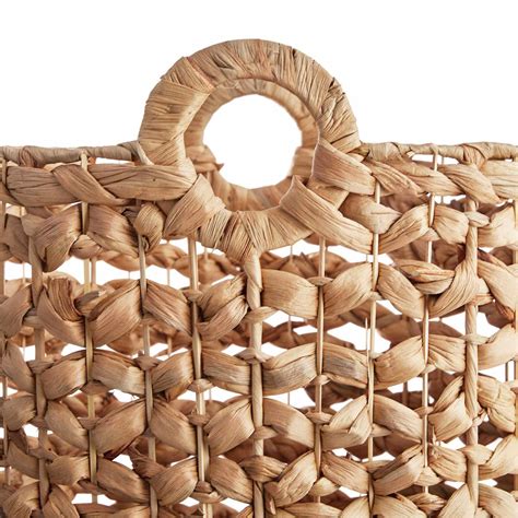 Edith Round Water Hyacinth Basket Large