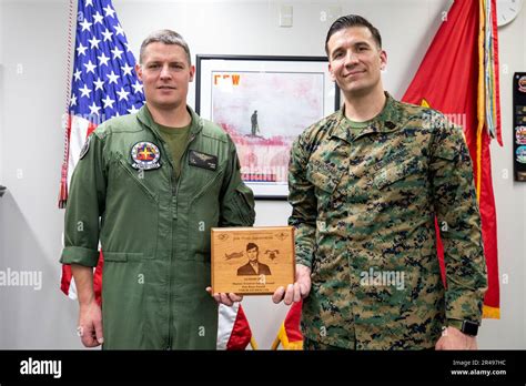 U S Marine Corps Lt Col Jay Palmer The Commanding Officer Of Marine Aerial Refueler