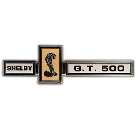 1967 Shelby Gt500 Metal Emblem