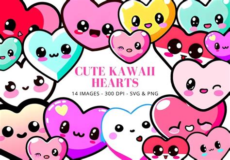 Cute Hearts Clipart