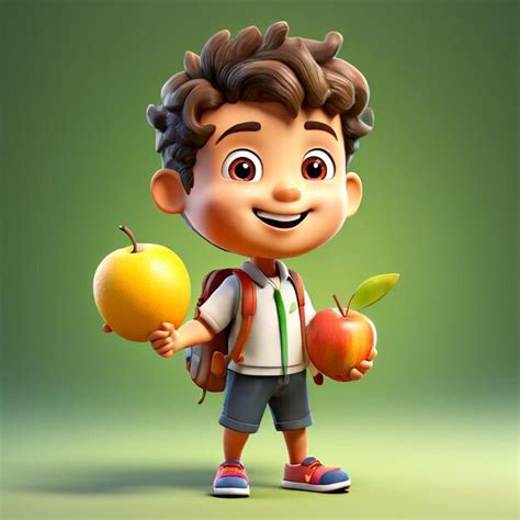 Mr Apple In Premium Ai Generated Image