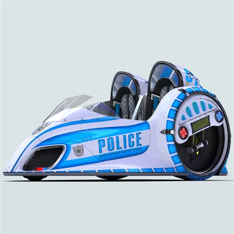 Electric Mobile Police Car Model Turbosquid 1517024