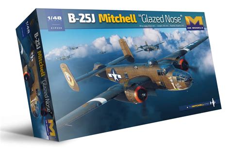 The Modelling News In Boxed B 25j Mitchell Glazed Nose From Hong