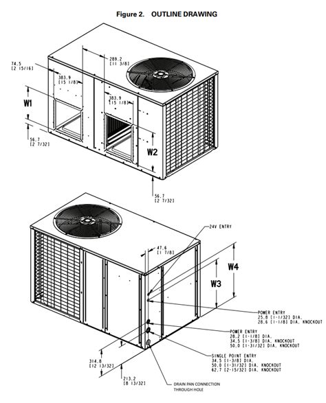 Runtruhvac 4tca4024c1000a Packaged Air Conditioner Installation Guide