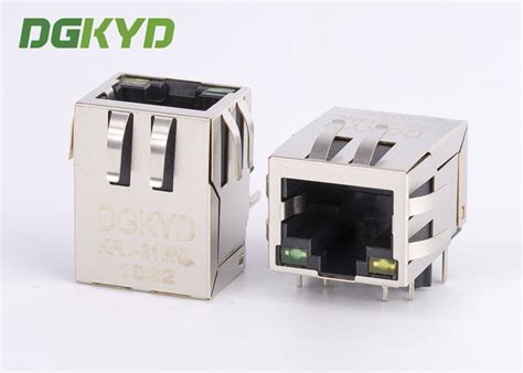 Rj45 Magnetics Connector Megabit Ethernet Network Rj45 Shielded Plug Gy