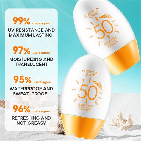 Sunscreen Sunblock Whitening Spf 50 Face And Body Facial Cream Solar