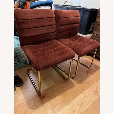 Cb2 Dining Room Table And Vintage Chairs Aptdeco