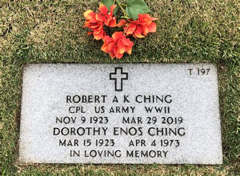 Robert Ah Kui Ching 1923 2019 Find A Grave Memorial