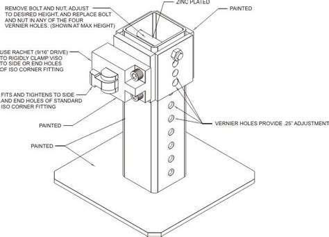 Iso Container Leveling Leg Leveling Iso Container Container Leveling