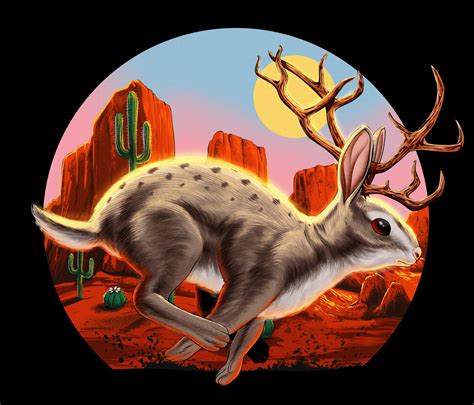 Artstation Jackalope Rabbit