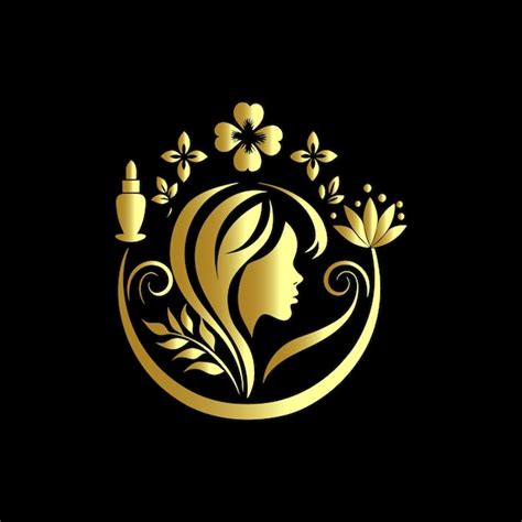 Beautiful Woman Face With Rose Flower Vector Illustration For Beauty