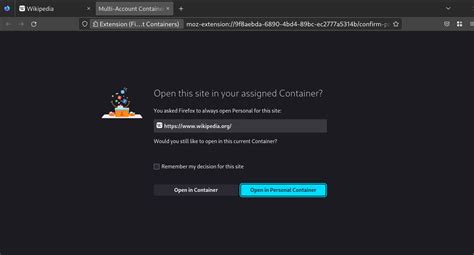 Confirmation Page Lost All Styles In Nightly · Issue 2423 · Mozillamulti Account Containers