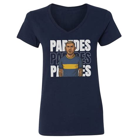 Paredes Fans Returns Design Boca Comeback Tribute Ladies V Neck