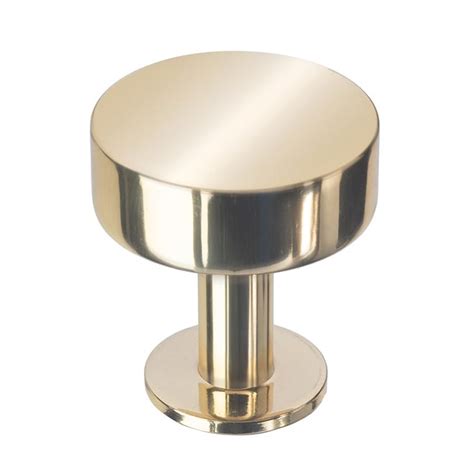 Lews Hardware 41 001 Solid Brass Cabinet Knob Disc Knob Series