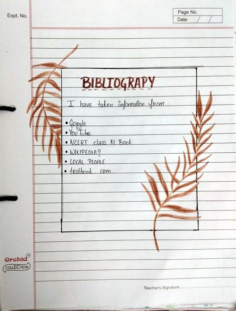 Bibliography Design