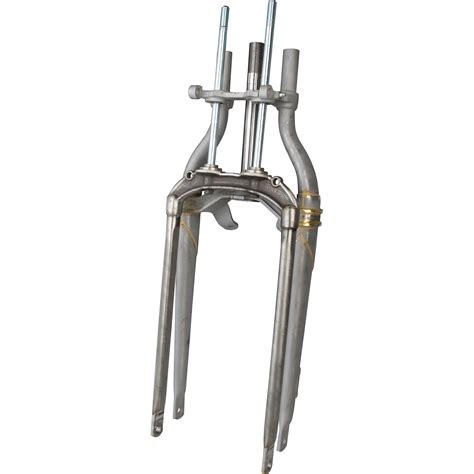 Samwel Supplies Classic Inline Springer Front Fork Bare Steel Chrome Springs Stock Length