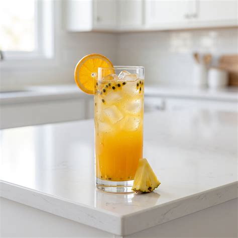 Passion Fruit Punch Cocktail Recipe Thirsty Tales