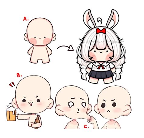 Hình ảnh Chibi Dễ Thương Pose Chibi Cute Cho Tải Về Miễn Phí