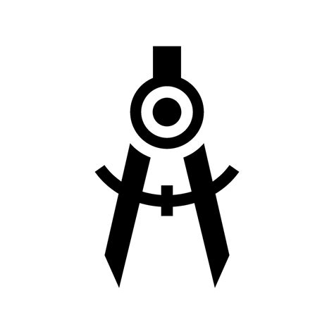 Compass Architecture Icon Vector Symbol Design Illustration 26196864
