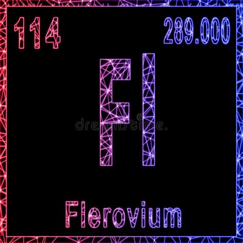Flerovium Atomic Structure Stock Illustrations 74 Flerovium Atomic
