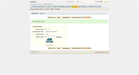 Prestashop Gspay Module Prestashop Gspay Integration Addon