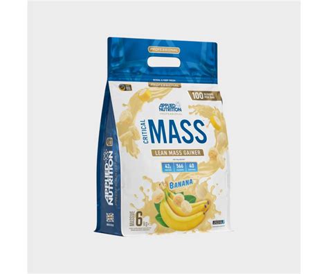 Applied Nutrition Critical Mass Lean Mass Gainer 6 Kg Au Maroc