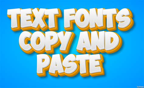 Text Fonts Copy And Paste Text Effect And Logo Design Font