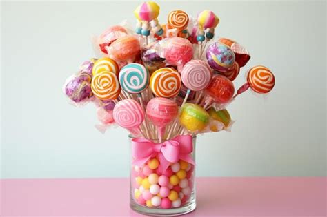 Premium Photo Super Cheerful Candy Bunch