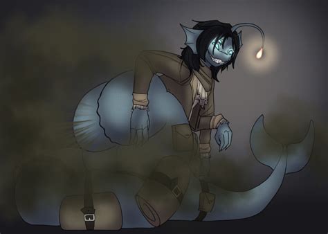 Rule 34 3 Arms 3 Eyes Anglerfish Anglerfish Humanoid Anglerfish