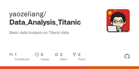 GitHub Yaozeliang Data Analysis Titanic Basic Data Analysis On Titanic Data