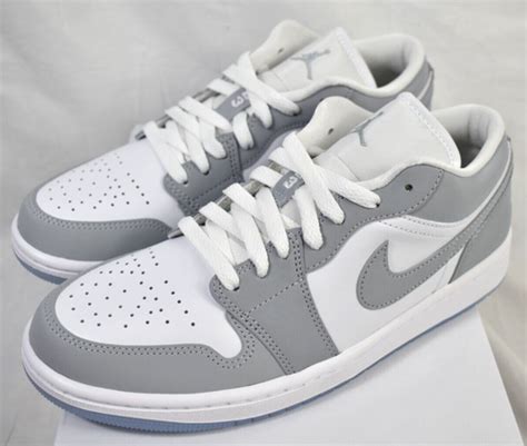 Size 75 9 Jordan 1 Low Wolf Grey Womens Shoes Dc0774 105 In Hand Fast