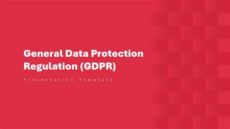 Gdpr Powerpoint Template Deck Slidebazaar