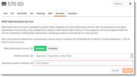Configuring Wan Optimization