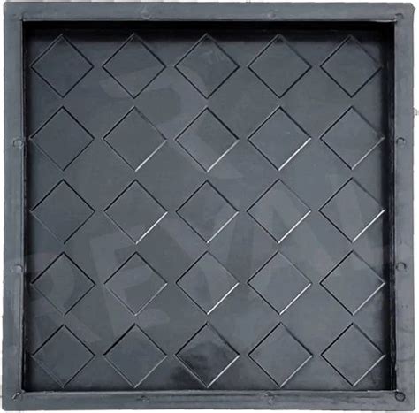 Square Plastic Tile Mould For Making Paver Block Thickness 2 Mm At
