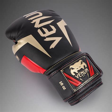 Venum Elite Boxing Gloves Blackgoldred Venum