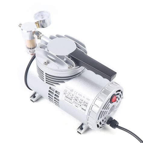 Lab Vacuum Pump 20 23l Min Oilless Vacuum Pump Hvac Diaphragm Filter Pump Ebay