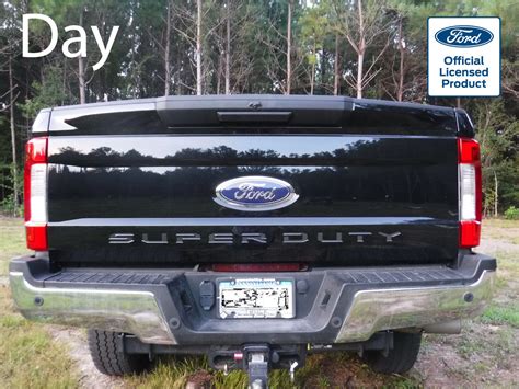 2017 2019 Ford Super Duty Reflective Tailgate Letters Vinyl Decals F