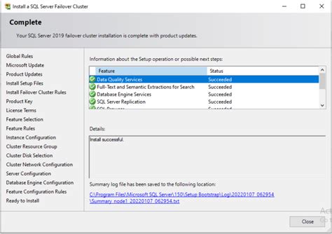 Step By Step Ms Sql Database Cluster Configuration Using Sql 2019 On