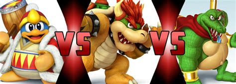 Death Battle King Dedede Vs Bowser Vs K Rool By G Odzilla On Deviantart
