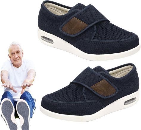 Rcidos Mens Diabetic Shoes Wide Width Orthopedic Slip On Shoes