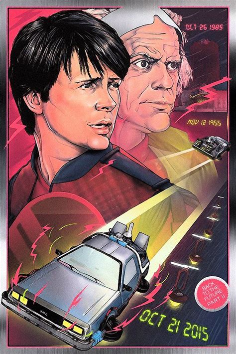 Back To The Future Movie Fan Art Poster The Future Movie Back To The