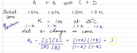 Solved Léquilibre Est établi Dans Léquation Suivante Ab ⇌cdkc100 Dans Ces Conditions