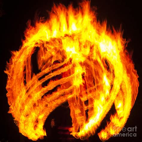 Orb Of Fire Photograph By M J Pixels