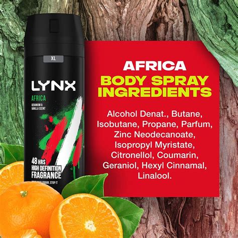 Lynx Africa Aerosol Body Spray Deodorant For Men 6 Sri Lanka Ubuy