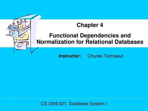 Ppt Functional Dependencies And Normalization For Relational