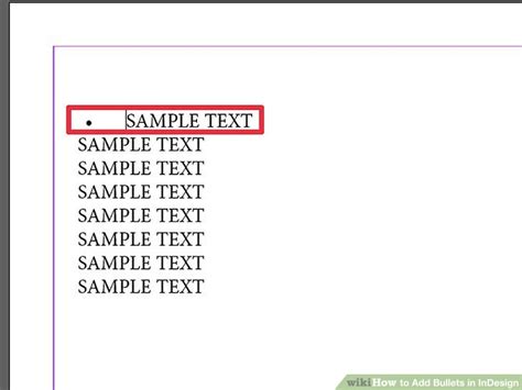 How To Add Bullets In Indesign 10 Steps With Pictures Wikihow Tech