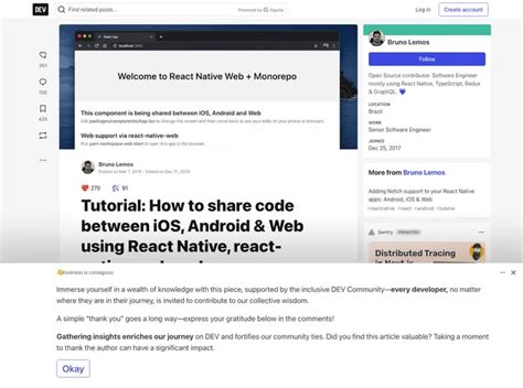 React Native Web Monorepo By Brunolemos A Create React App Template